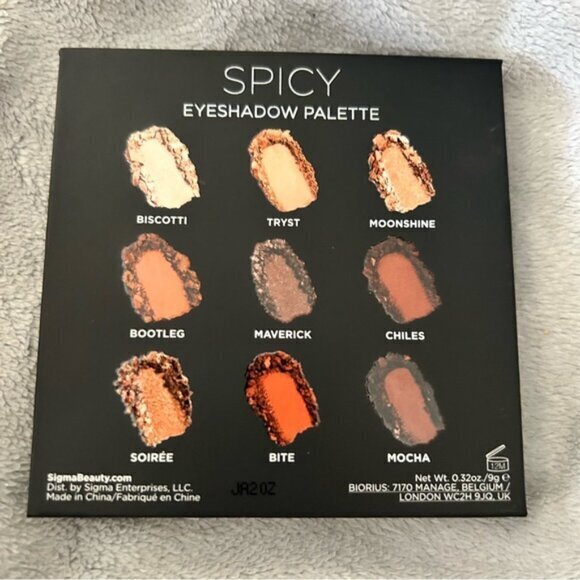Sigma Beauty | Makeup | Sigma Spicy Eyeshadow Palette Nib | Poshmark